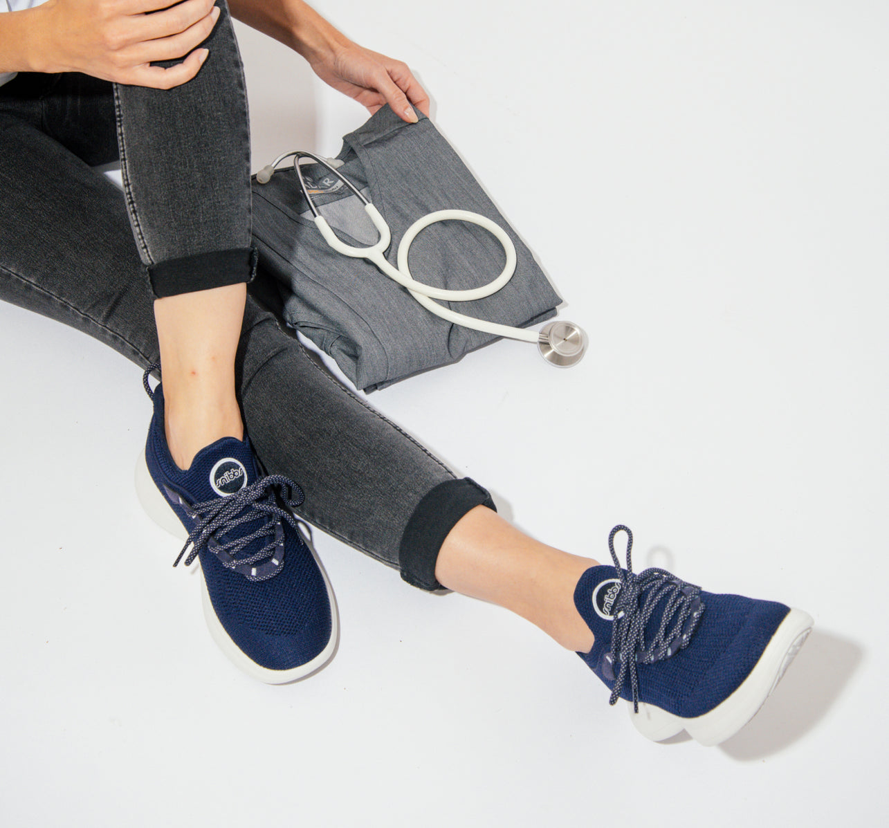 Orbit Charcoal | Certified Non-Slip Work Shoes | Snibbs