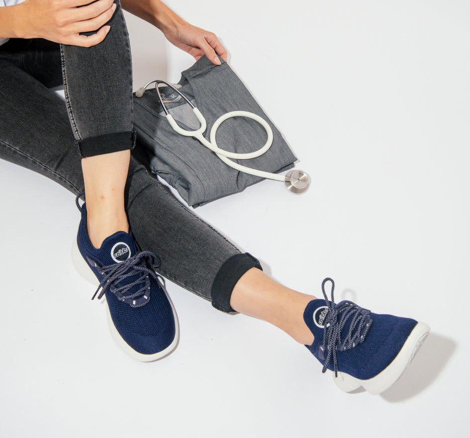 Orbit Core Black Slip-On Work Sneaker | Lightweight & Flexible | Snibbs