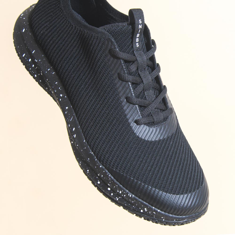 ROVR Black Speckle Premium Non-Slip Shoes | Snibbs