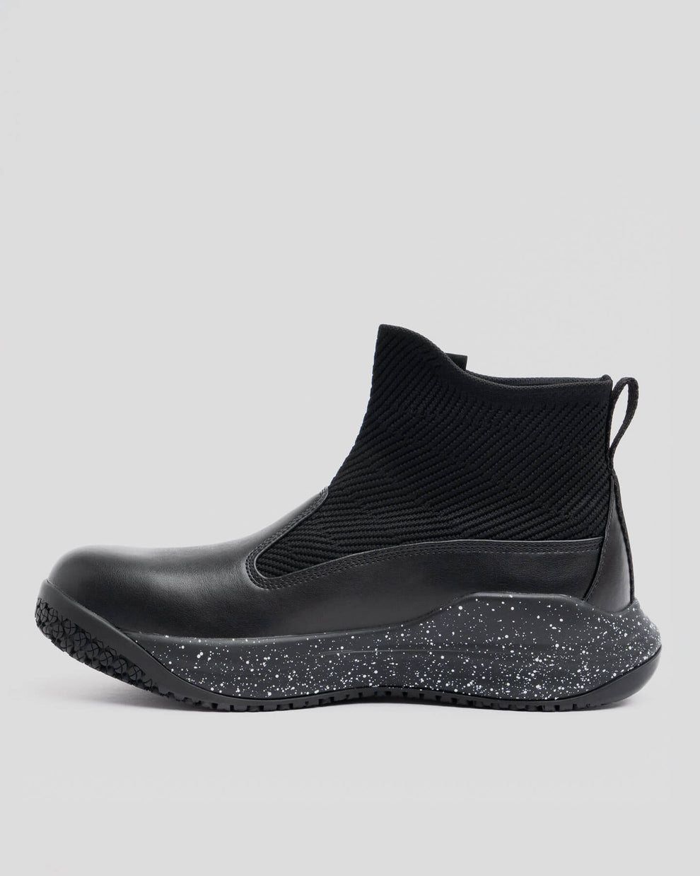 Pro Black Speckle: Black Work Sneakers - Snibbs