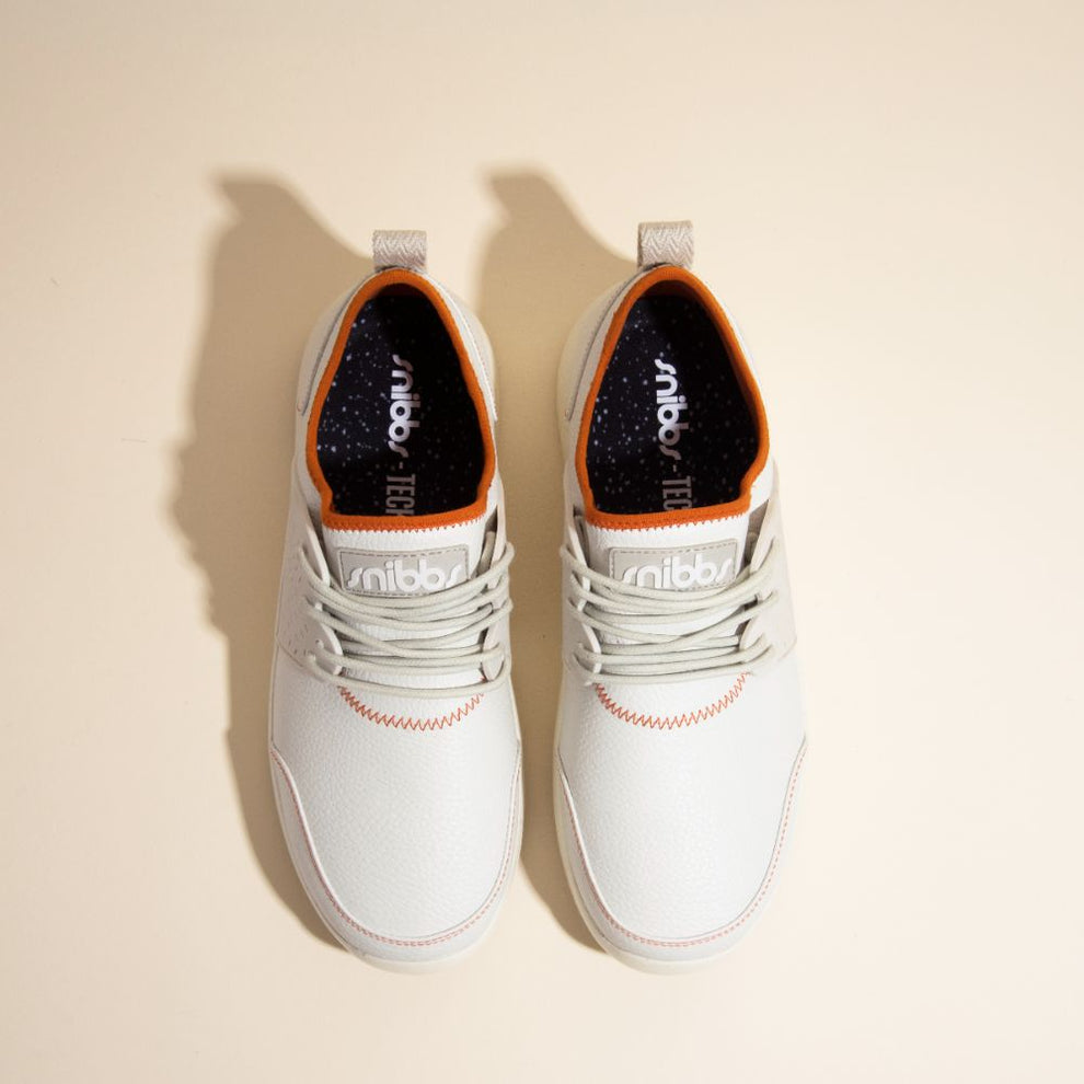 Spacecloud Premium 2.0 Custard: Cream Work Sneakers - Snibbs